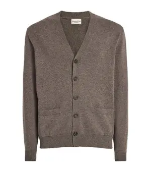 Johnstons Of Elgin Cashmere Redpath Cardigan - Beige