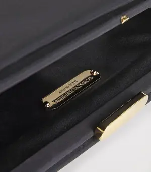 Carolina Herrera Silk Faille Pats Clutch Bag