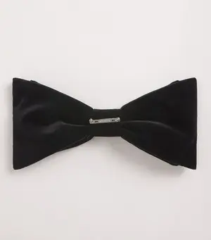 Khaite Velvet Enid Bow Brooch