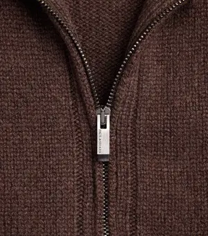 Paul & Shark Cashmere High-neck Cardigan
