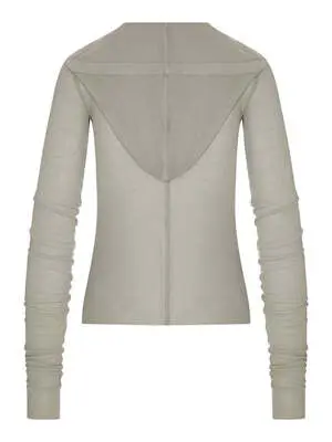 Rick Owens Ribbed Knit Hoodie