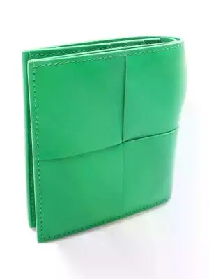 Bottega Veneta 2010s Intrecciato Bi-fold Wallet - Green