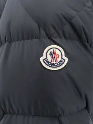 Moncler Orvelle Nylon Down Jacket With Rubberized Logo Detail