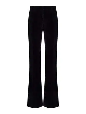 Etro Cotton Velvet Trousers - Black