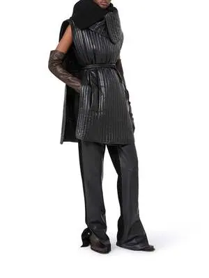 Sportmax 5-pocket Leather And Suede Trousers