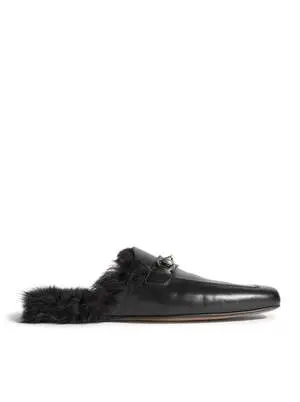 Gucci Horsebit Slippers - Black