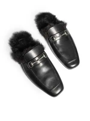 Gucci Horsebit Slippers - Black