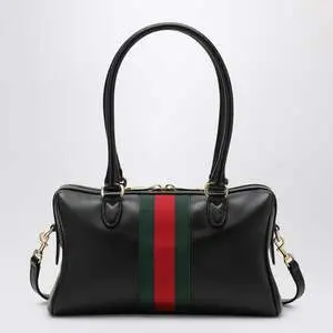 Gucci Medium Borsetto Leather Boston Bag