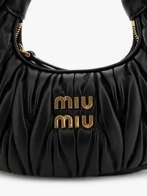 Miu Miu Wander Matelasse Leaher Mini Hobo Bag - Multicolor