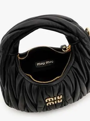Miu Miu Wander Matelasse Leaher Mini Hobo Bag - Multicolor