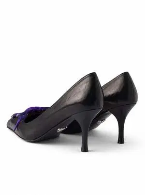 Prada Décolleté In Antique Effect Leather