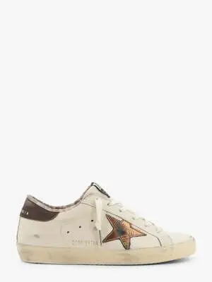 GOLDEN GOOSE Super Star Vintage Leather Sneakers - Multicolor