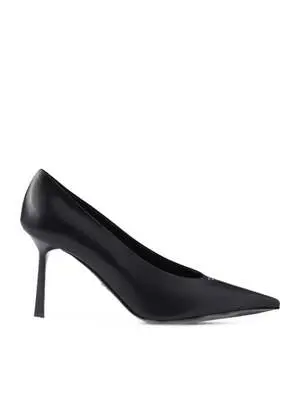 Prada Pointed Pump In Smooth Leather - Black