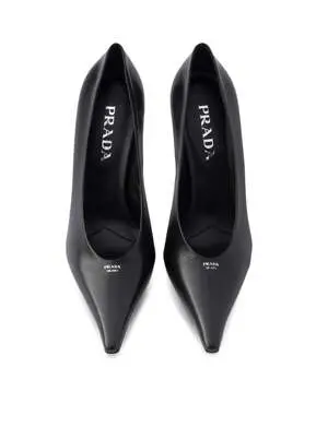Prada Pointed Pump In Smooth Leather