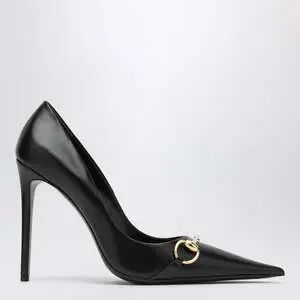Gucci Donna Nappa Leather Pumps - Black