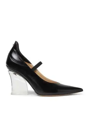 Fendi Illusion Pump In Leather - Black