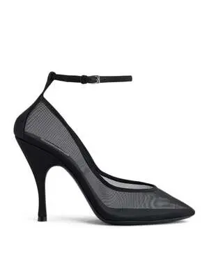 Alaïa Pumps With Mesh Strips - Black