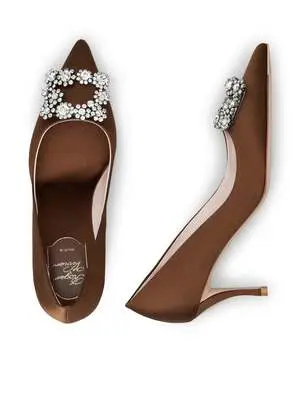 ROGER VIVIER Efflorescence Pumps In Satin