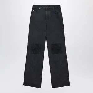 Loewe Anagram Wide-leg Cotton Jeans