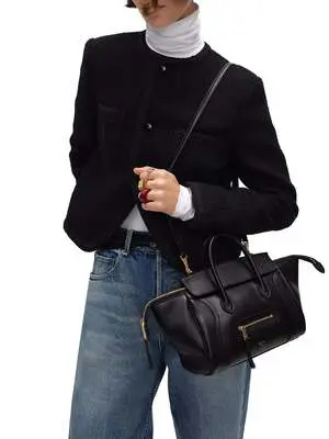 Celine Small Lambskin Luggage Bag
