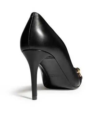 Gucci Leather Pumps With Horsebit Detail