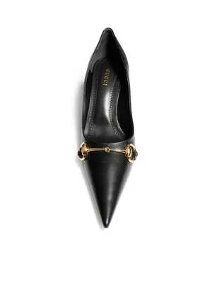 Gucci Leather Pumps With Horsebit Detail