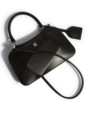 COURREGES Small Shadow Bag With A Leather-effect Finish