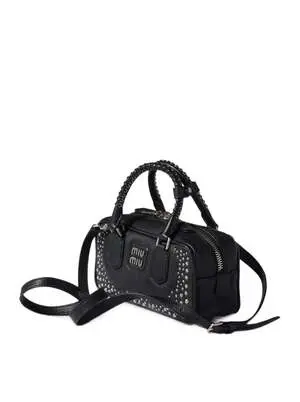 Miu Miu Studded Leather Arcadie Bag