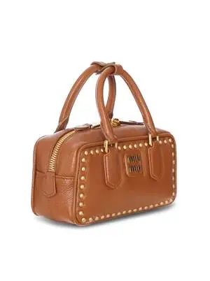 Miu Miu Arcadie Bag With Gold Studs