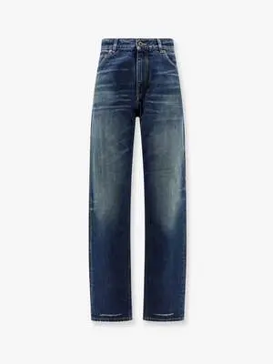 Miu Miu Denim Blue Jeans - Multicolor