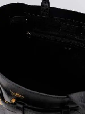 TOM FORD Leather Shoulder Bag With Engraved Logo On The Front
