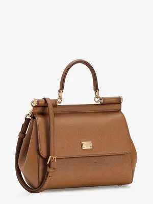 Dolce & Gabbana Sicily Medium Leather Shoulder Bag