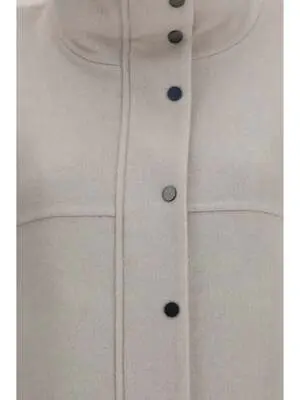 Brunello Cucinelli Double-faced Wool And Cashmere Jacket With Detachable Shearling Insert