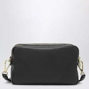 Prada Small Leather Shoulder Bag - Black