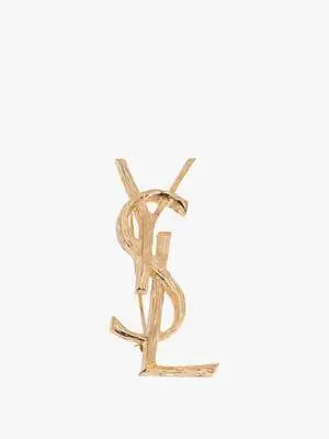 Saint Laurent Cassandre Metal Brooch
