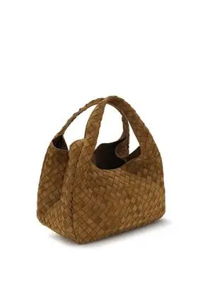 Bottega Veneta Campana Suede Handbag