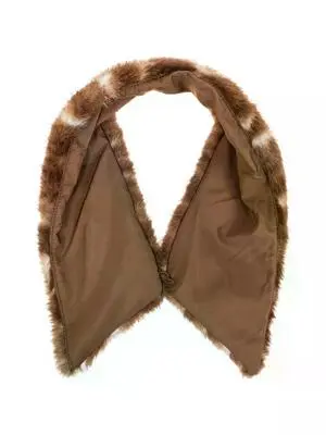 Munthe Animal-print Faux-fur Collar