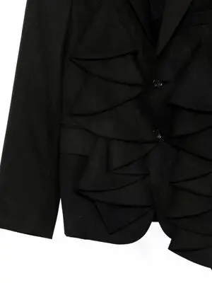 Comme Des Garçons Folded-front Blazer