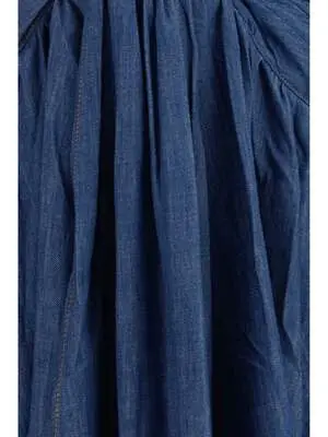 Zimmermann Echo Halterneck Denim Dress