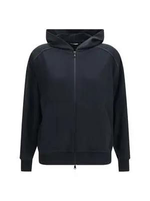 Brunello Cucinelli Cotton Hoodie - Black