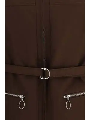 Prada Technical Fabric Jacket With Belt