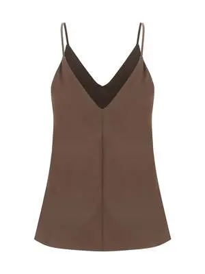 Brunello Cucinelli Stretch Silk Top