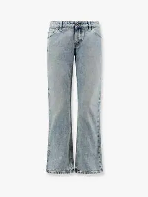 Miu Miu Denim Blue Jeans - Multicolor
