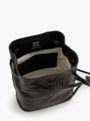 Miu Miu Leather Mini Crossbody Bag