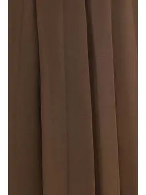 Brunello Cucinelli Pleated Circle Midi Skirt
