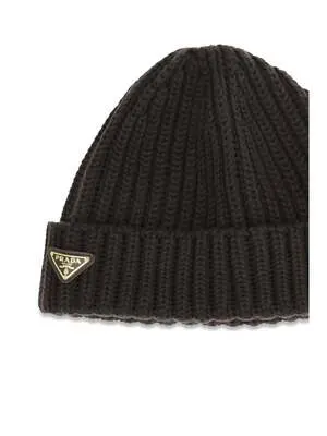Prada Virgin Wool Beanie Hat