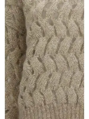 Brunello Cucinelli Dazzling Zigzag Cables Mohair And Wool Sweater