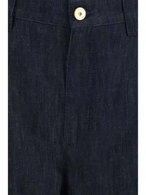 Brunello Cucinelli Cotton Denim Pants - Blue