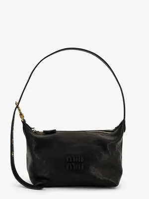 Miu Miu Nappa Aviator Leather Shoulder Bag - Multicolor