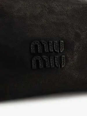 Miu Miu Nappa Aviator Leather Shoulder Bag